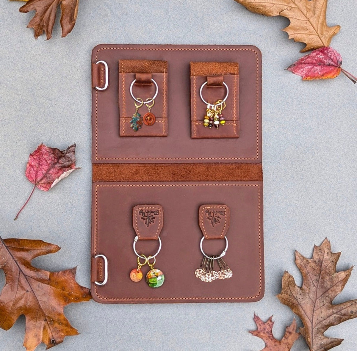 PREORDER - Thread & Maple - Stitch Marker Page Whiskey – botanical yarn