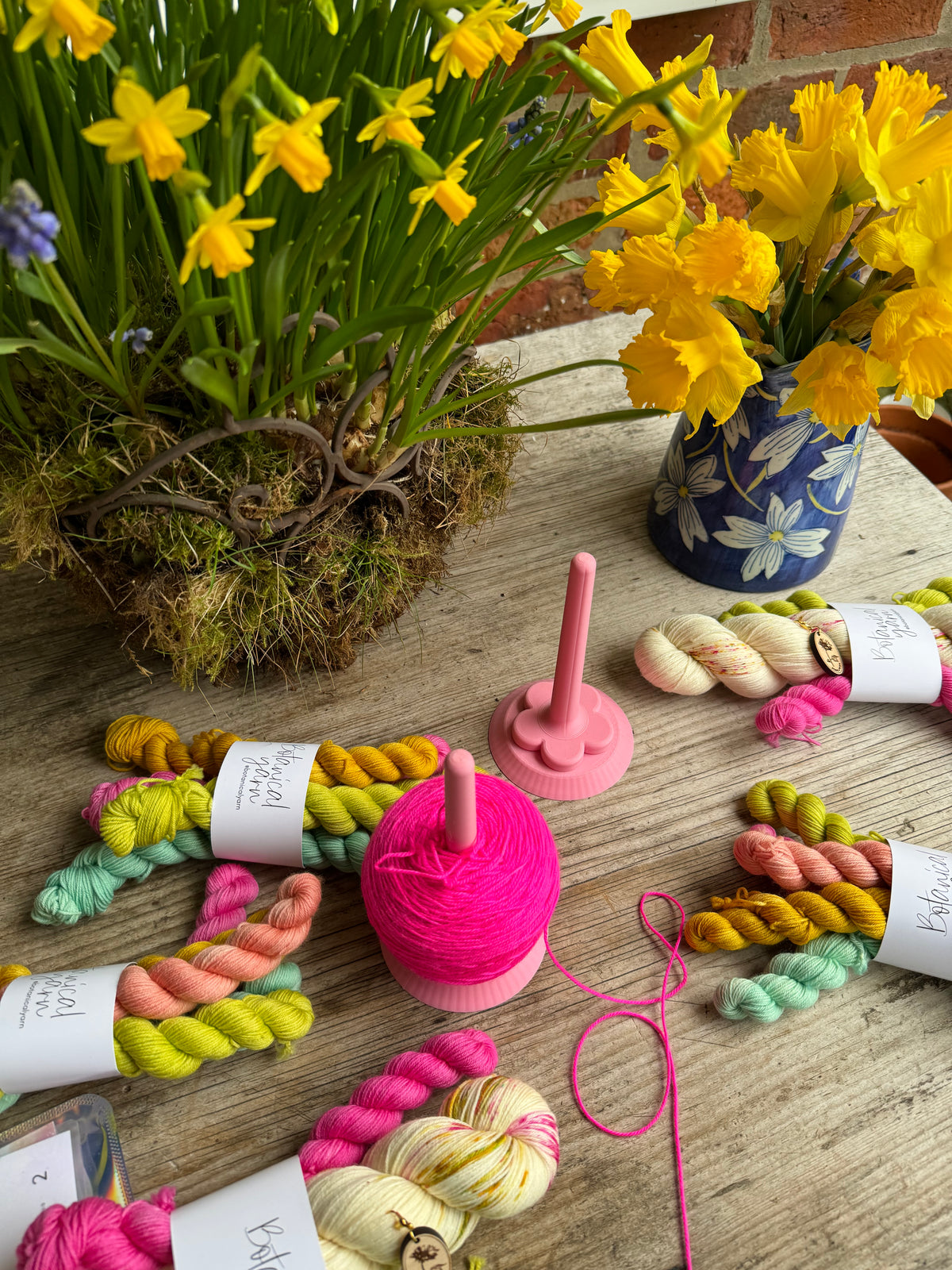 Yarn Spinner made by Unwrapped Yarn – botanical yarn