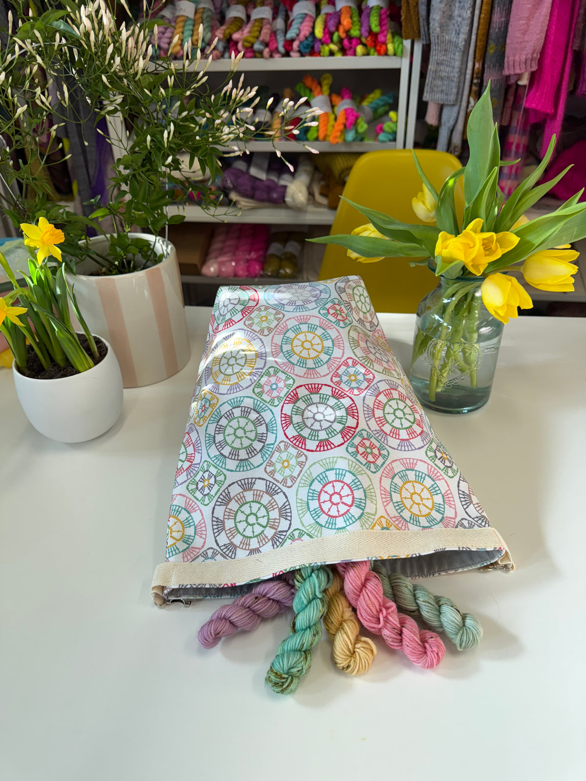 Made to order - Project Bag Style 04 - Roll Top - Crochet Pattern ...