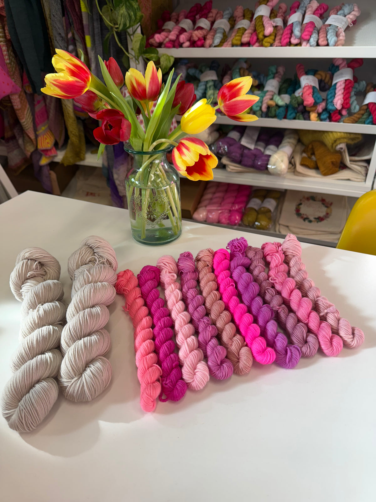 Kintra Sweater kit by Rebecca Clow - DK weight version using 10 x 20g ...